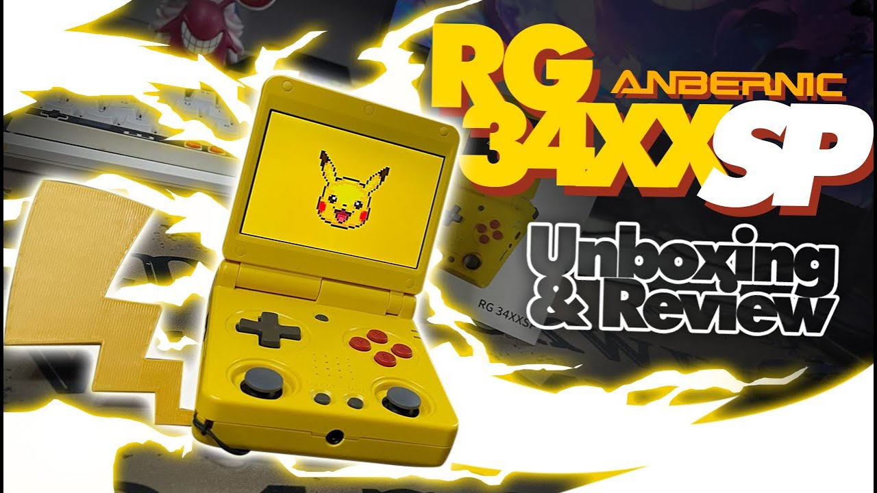 Anbernic RG 34XXSP - YouTube