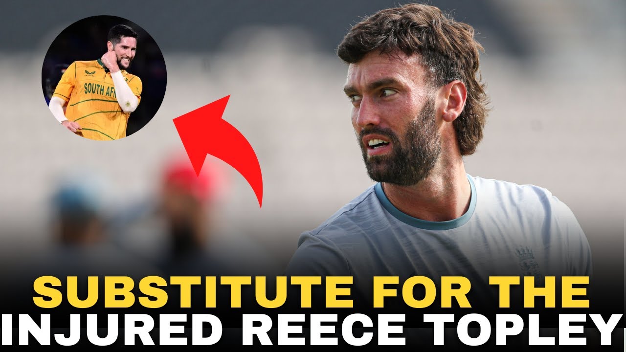 EXCLUSIVE NEWS! The substitute for the injured Reece Topley - CRICKET ...