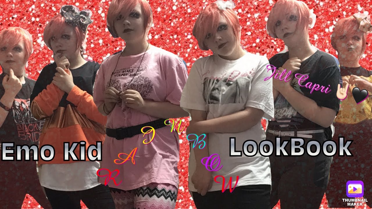 Rainbow Emo Kid LookBook! (inspired by AcidMilk YouTuber)/Jill Capri ...