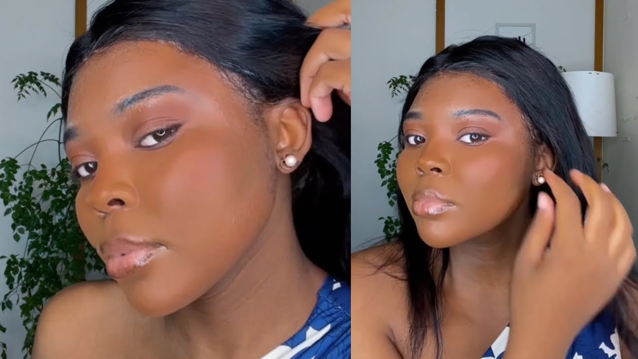COMMENT JE POSE MA PERRUQUE/ WIG FACILEMENT POUR UN RENDU PARFAIT - YouTube
