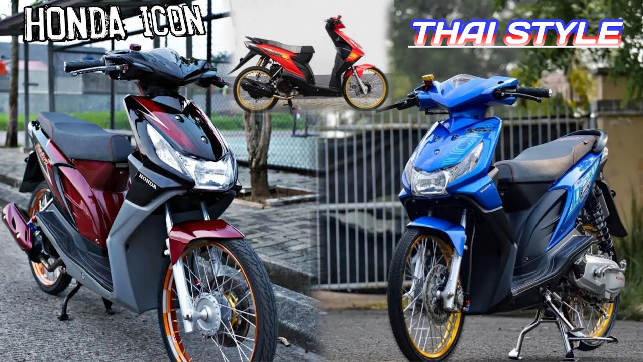 COLECTION HONDA ICON🇹🇭 || KUMPULAN KONSEP MODIFIKASI BEAT KARBU ...