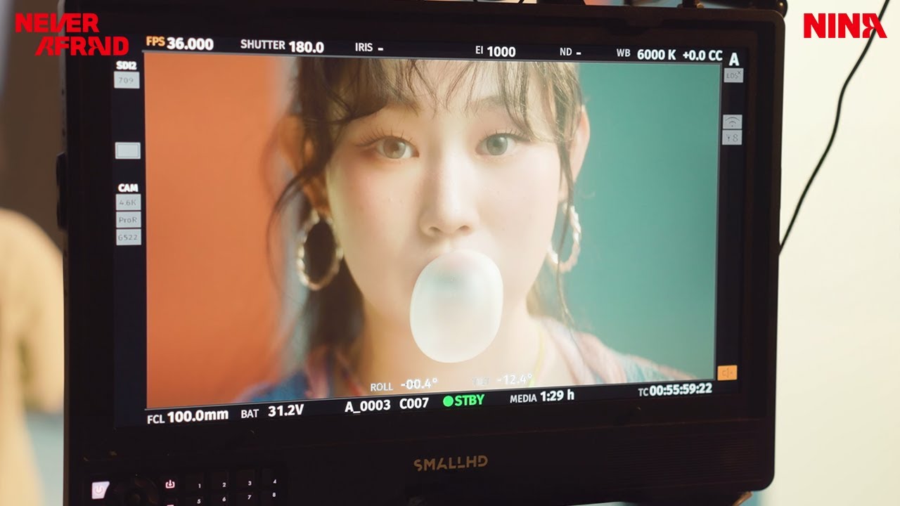 NINA(니나) 'Freeze!' MV Behind The Scenes - YouTube