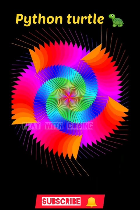 Amazing Geometrical Patterns In Python Turtle Tutorialcodingstatus Pythonturtlepython Youtube