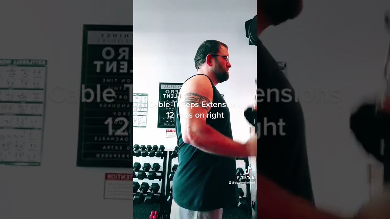 DADBOD Chest and Triceps Routine #dadbod #lifting #weights #gym # ...