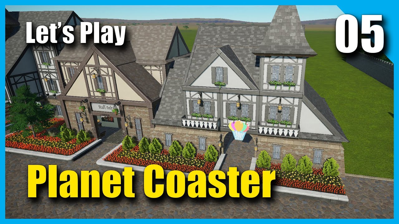 Planet Coaster (Season 4) - 05 - MEDIEVAL BALLOON GIFT SHOP - YouTube