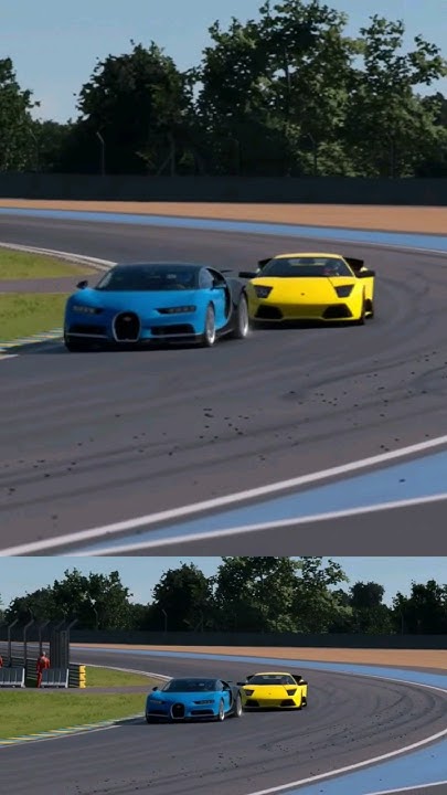 Lamborghini Murciélago Chasing Bugatti Chiron | Le Mans GT7 Race! 🚀 - YouTube