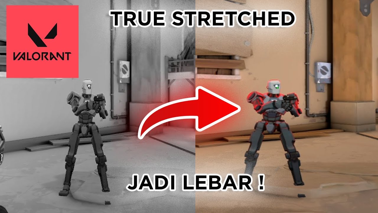 Tutorial TRUE STRETCHED Valorant Gampang Banget 2024 WORK - YouTube