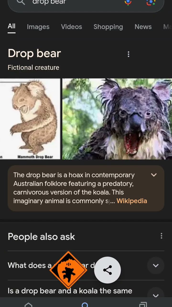 the drop bear - YouTube