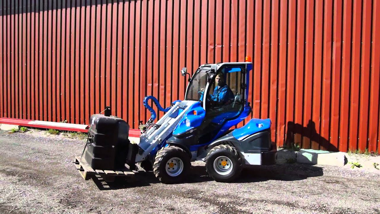 CSF MultiOne SL840DTP mit Heckgewicht beim Fahren mit 1000kg - YouTube