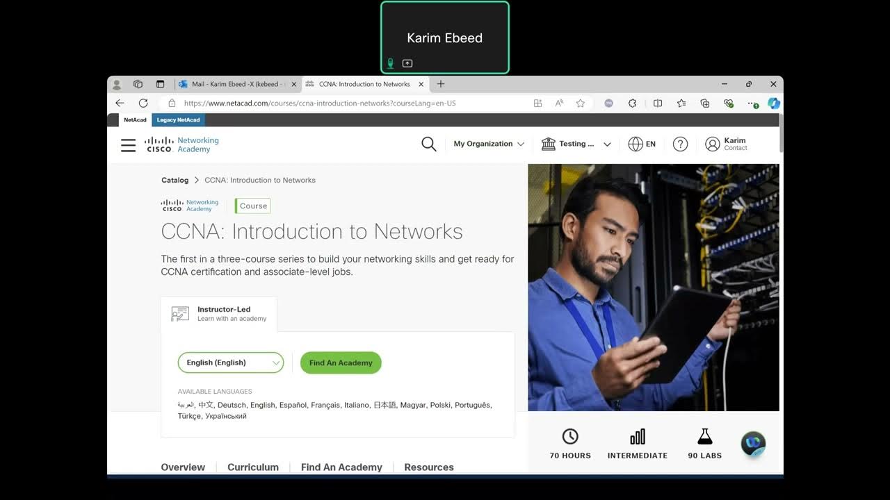 New Netacad portal orientation - YouTube