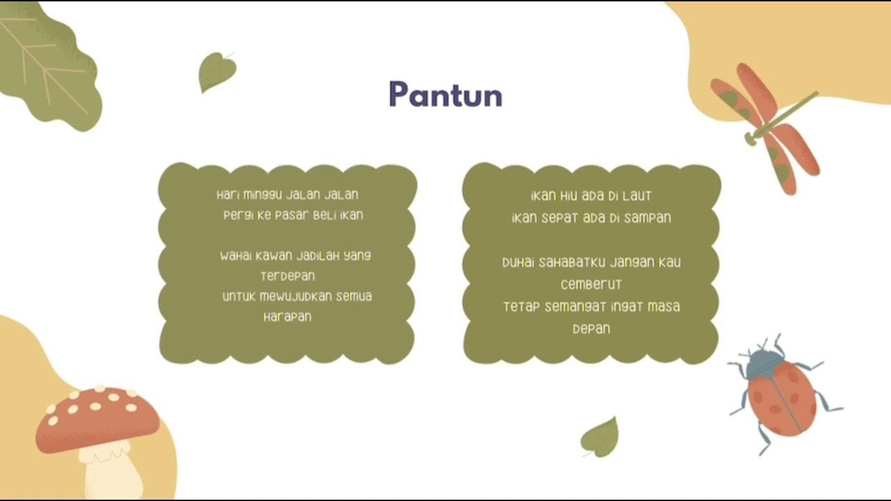 Berkreasi Dengan Puisi Rakyat - Rafa Danendra 7C - YouTube