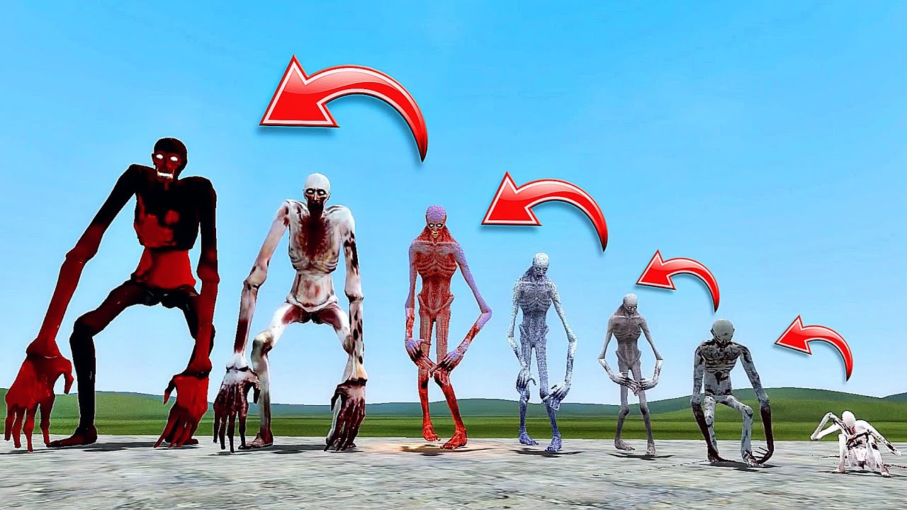 EVOLUTION SCP 096 in Garry's Mod! Playing as OLD SCP 096 vs NEW SCP 096 ...