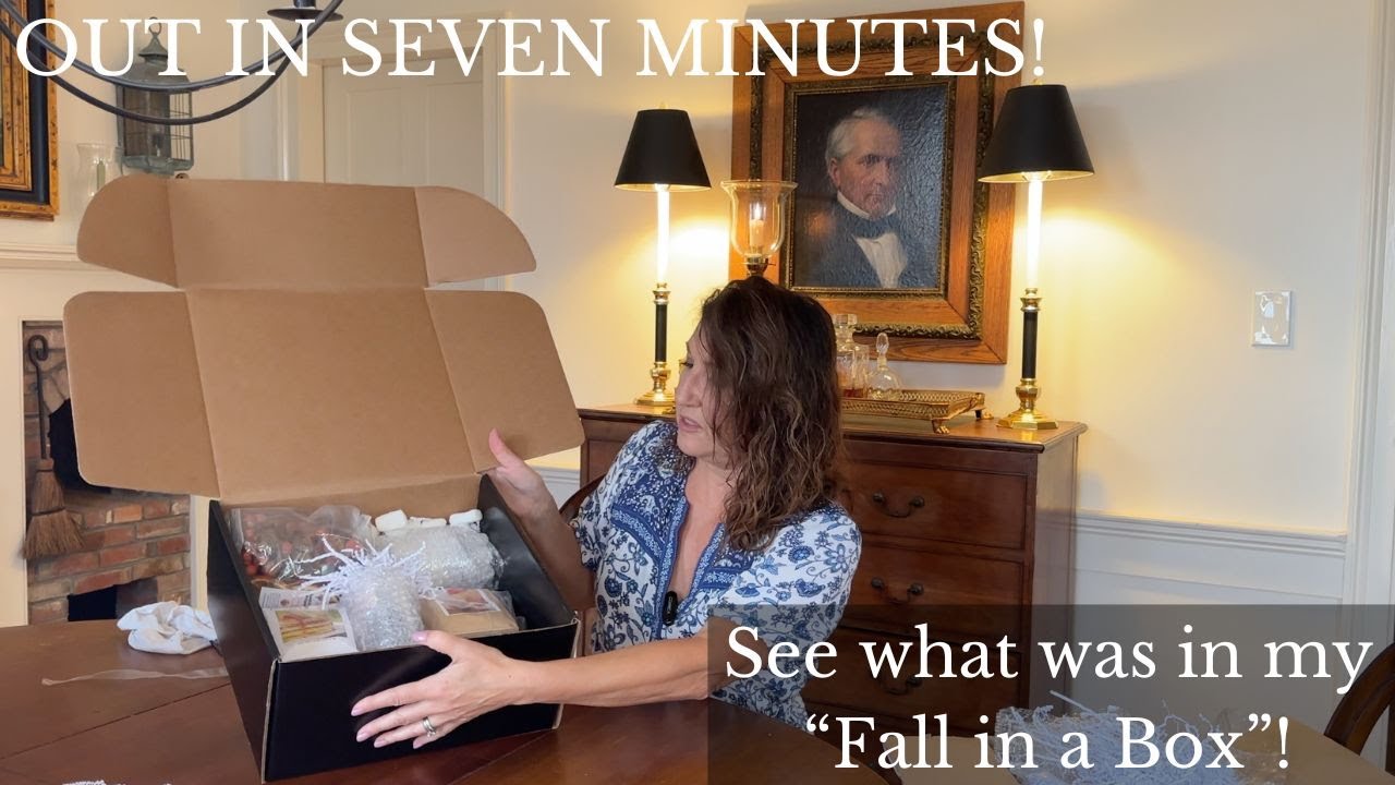 Our "Fall in a Box" reverse unboxing. Favorite fall items we shipped ...