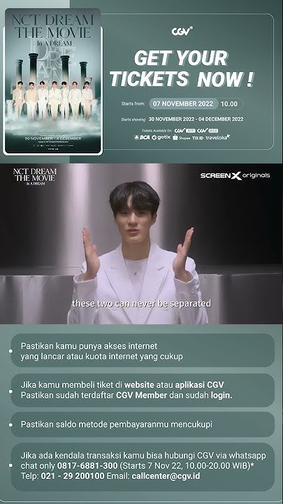 NCTzen Masih Bisa Beli TIket NCT DREAM THE MOVIE: In A DREAM di CGV - YouTube