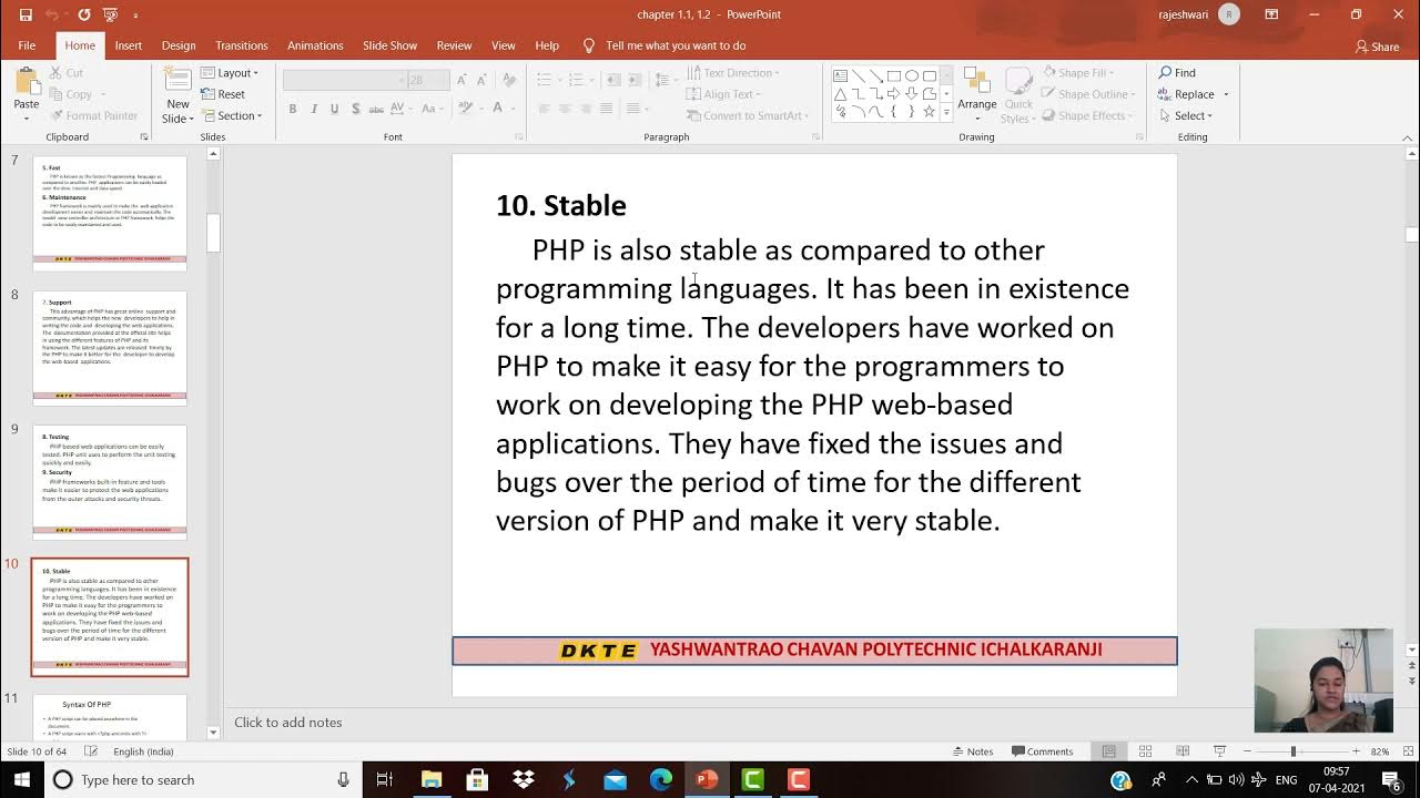 History, Syntax And Variables of PHP | In Marathi - YouTube