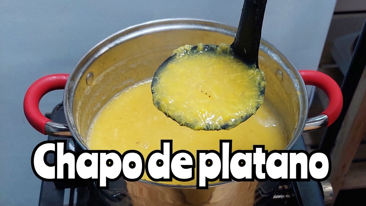 Como preparar chapo de maduro / chapo de platano - cocina fácil, cocina ...