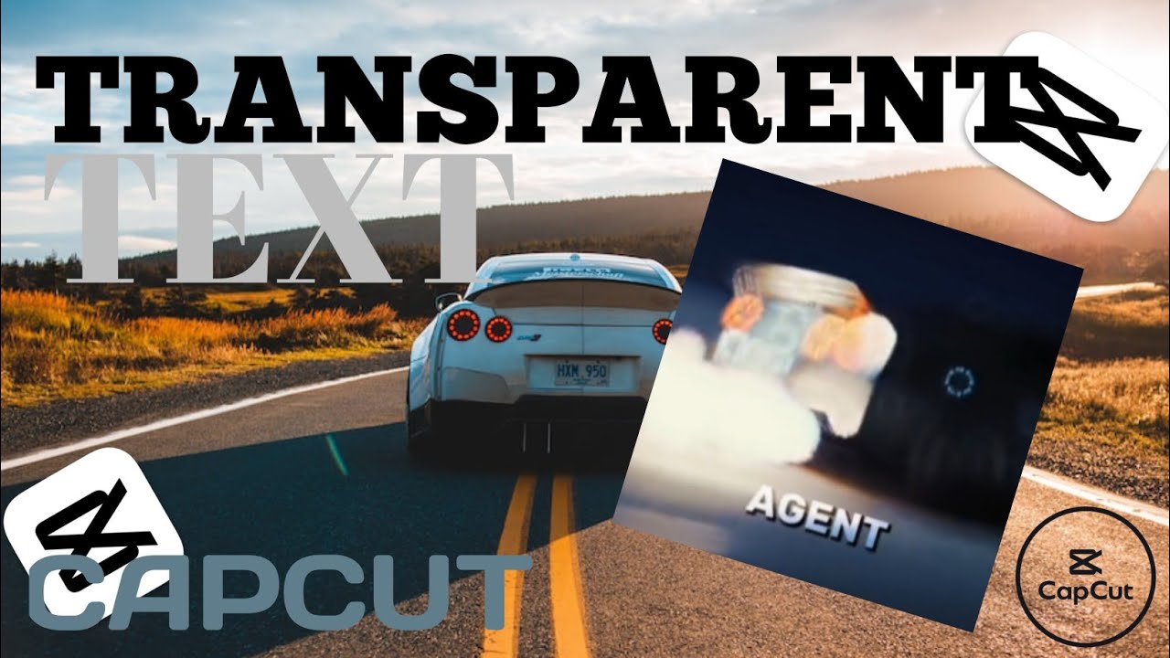 TRANSPARENT TEXT TUTORIAL | CAPCUT | TUTORIAL | 2023 - YouTube