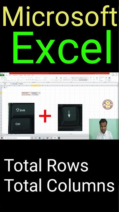 Microsoft Excel me kitne Rows and columns hote hai kaise dekhe - YouTube
