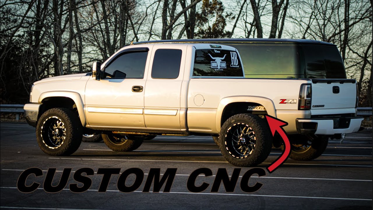 Installing SEMA parts on my cateye silverado! - YouTube