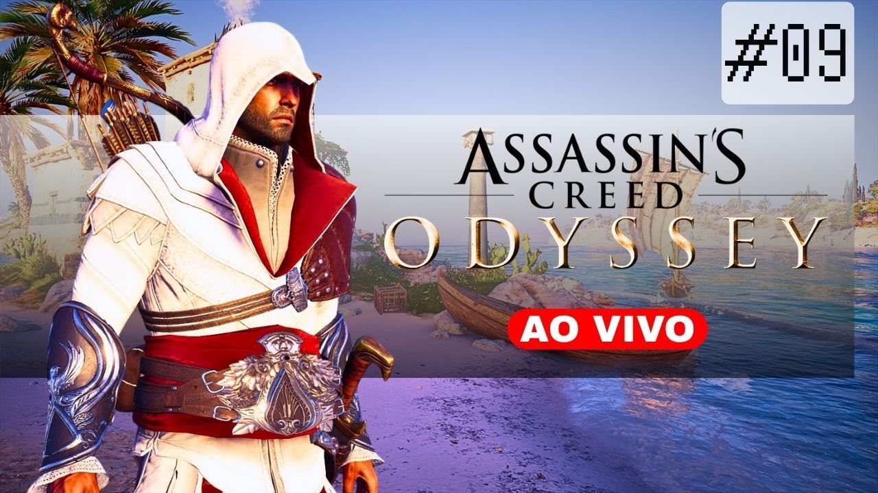 🔴AO VIVO - Assassin's Creed Odyssey - LIVE #09 - Dublado Legendado e em ...