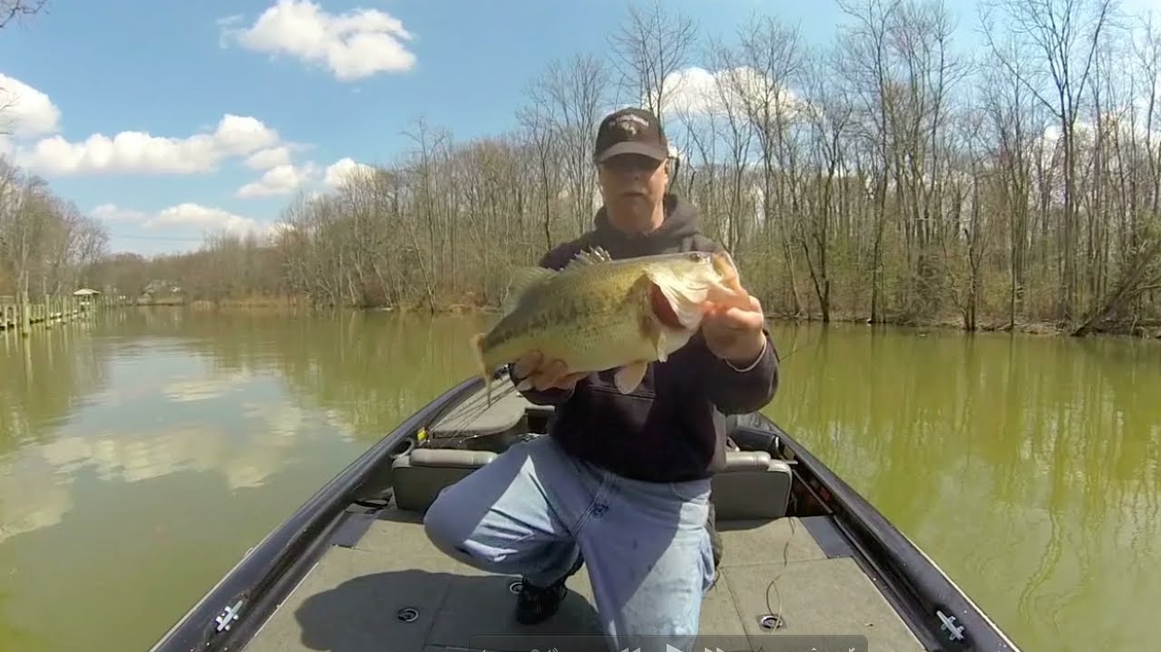 6 lbs Largemouth Bass Early Spring Bassin' on Foster Branch Joppatowne ...
