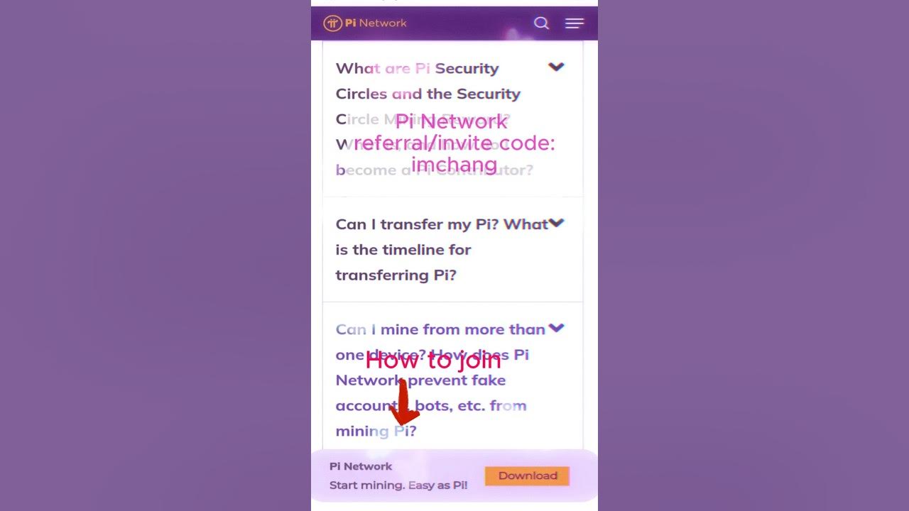 pi network referral / invite code ｜pi network how to join #crypto #pinetworkmainnetlauch - YouTube
