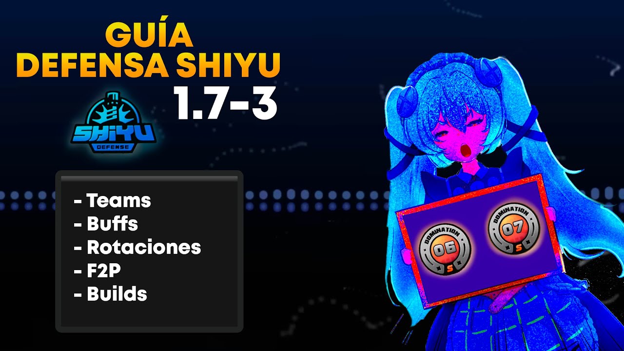 GUÍA EXPLICADA Defensa Shiyu (Shiyu Defense) 1.7-3 | TEAMS ROTACIONES ...