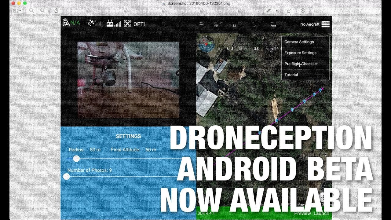 Droneception Beta for Android Now Available - YouTube