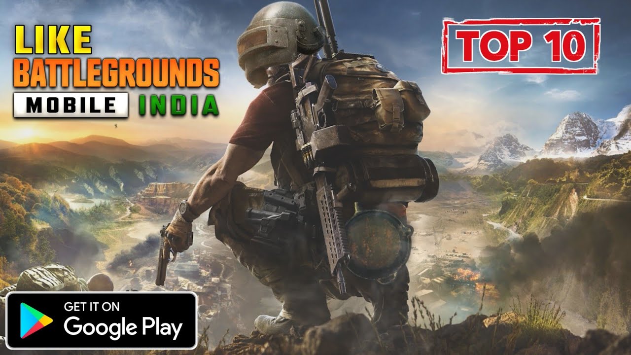 Top 10 Games Like Battleground Mobile India - BGMI | Games Like PUBG ...