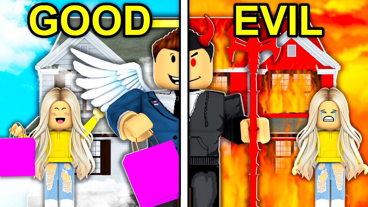 GOOD Dad Vs. EVIL Dad.. (Roblox) - YouTube