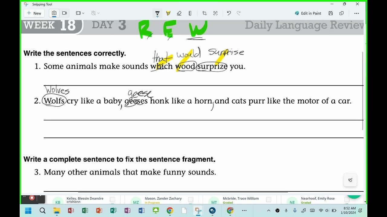 Week 18 Day 3 DLR 2024 - YouTube