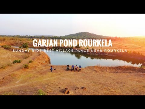 Garjan Pond Rourkela Drone shots Nest view | Ride to Village area with ...