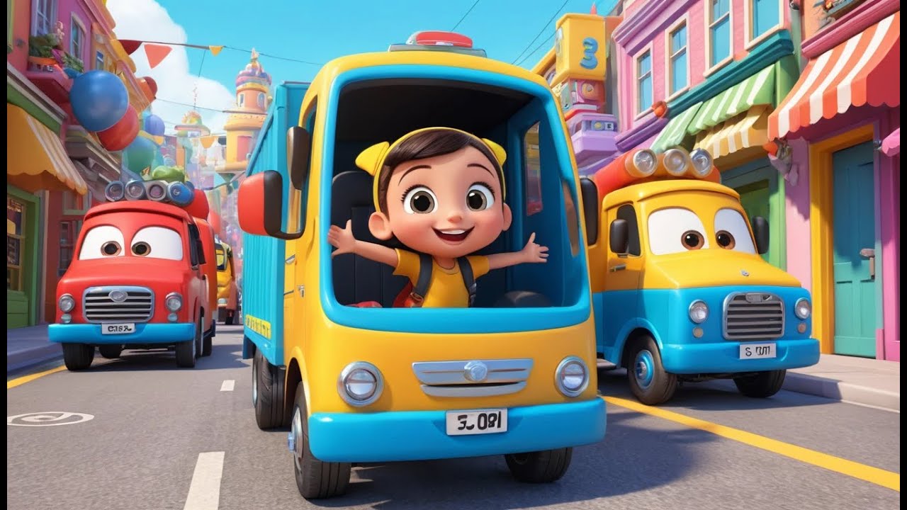 Dump Truck Song – Count Before It Empties! | Fun Kids Song ...