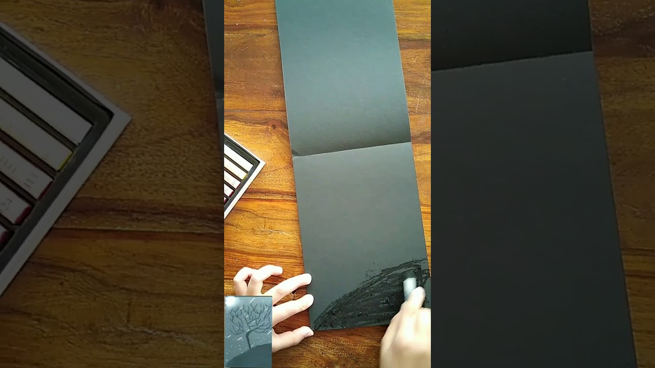 Pro drawing at black paper{for beginners} - YouTube