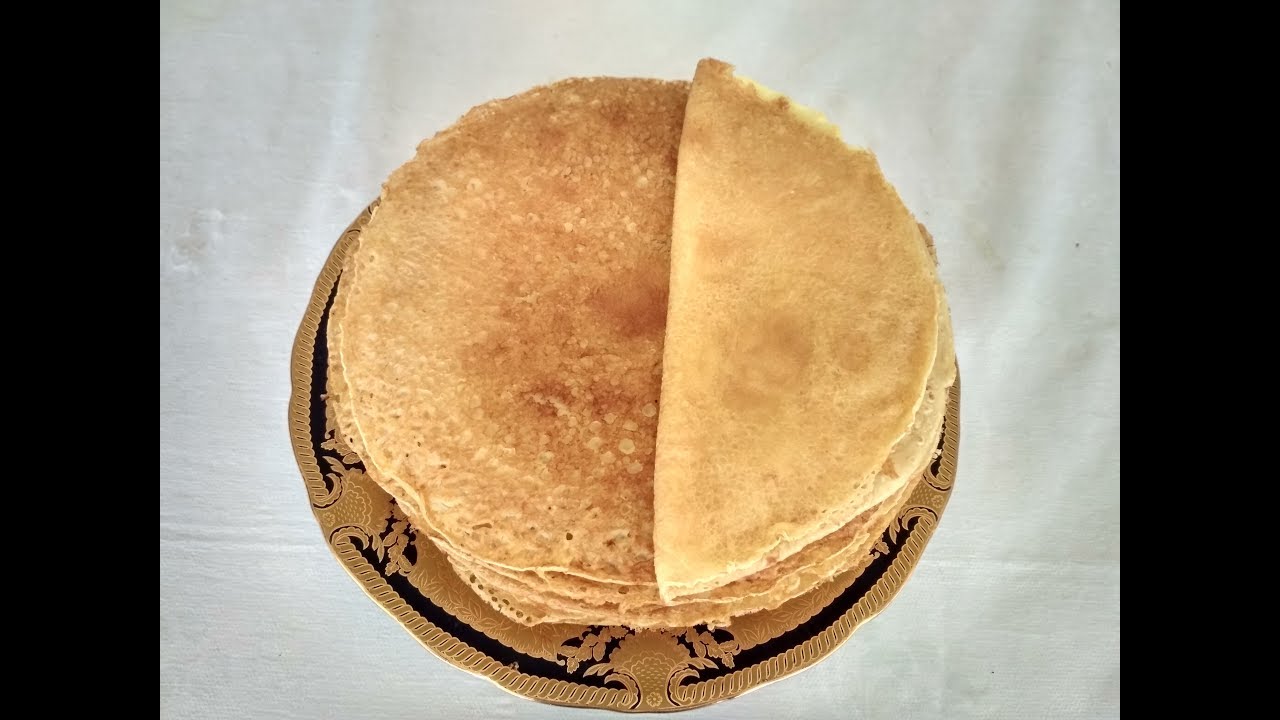 Blincik Xəmirinin Hazırlanması (Рецепт вкусных блинов) - YouTube