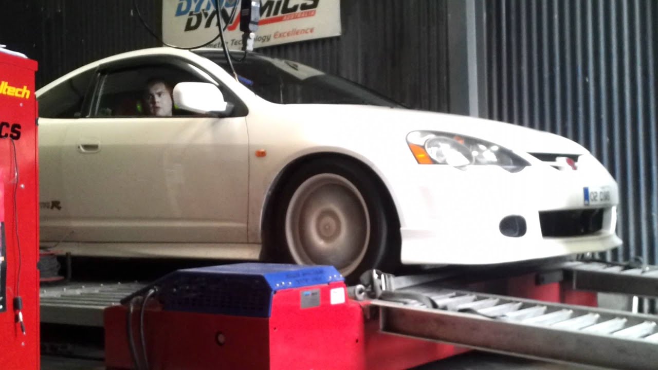 DC5 on Couture Dyno (Ap peformance) - YouTube