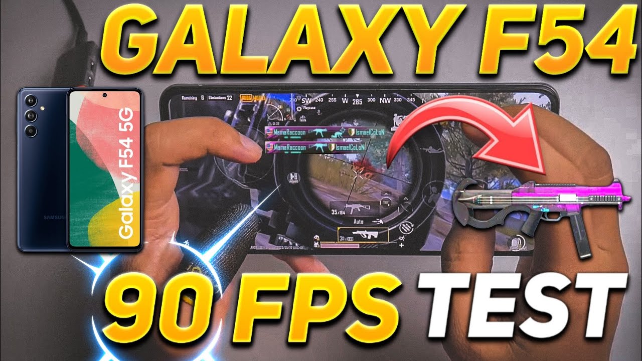 SAMSUNG GALAXY F54 BGMI 90 FPS TEST | GALAXY F54 BGMI TEST | GALAXY F54 ...