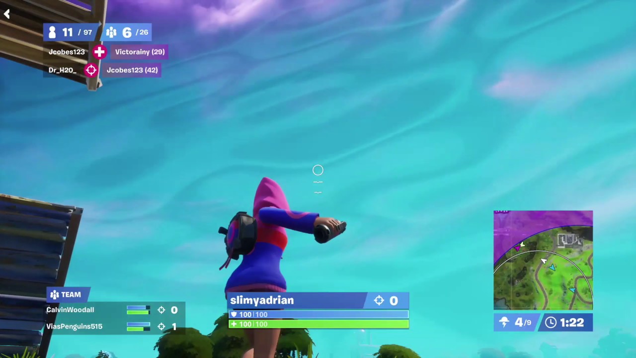 Fortnite grenade toss lucky kill - YouTube