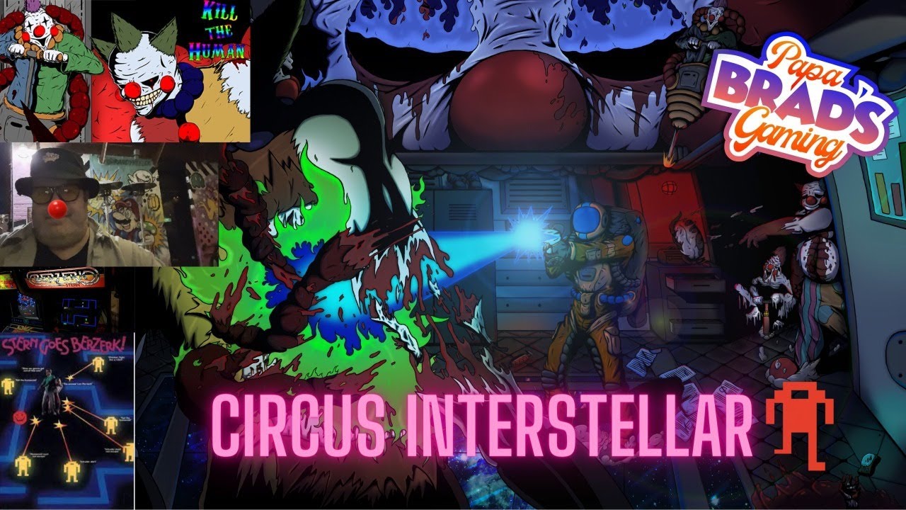 Circus Interstellar combines arcade Berzerk with Killer Clowns From ...