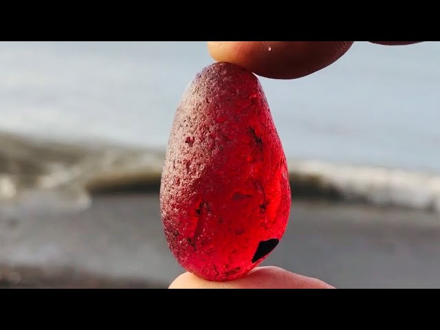 Bright Red Sea Glass From Puerto Rico Red Sea Glass Glass Sea Glass