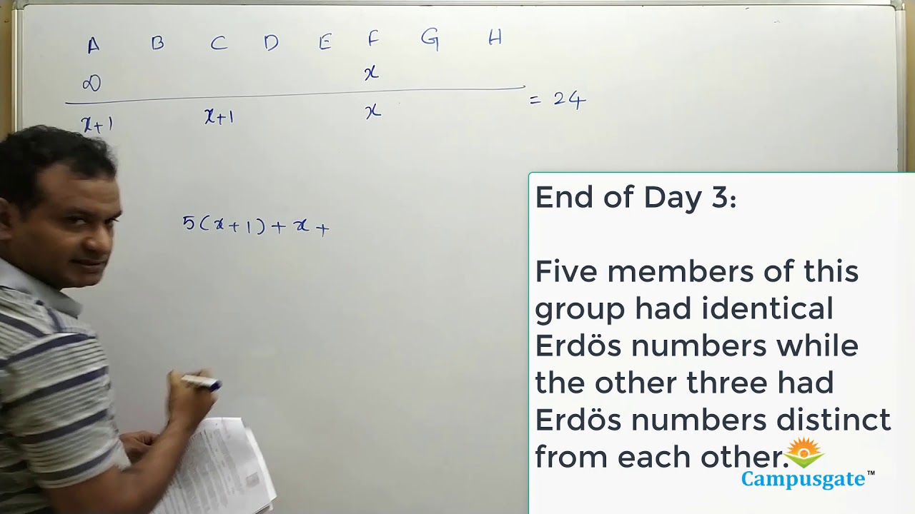 CAT 2006: LRDI - Erdos Number - YouTube