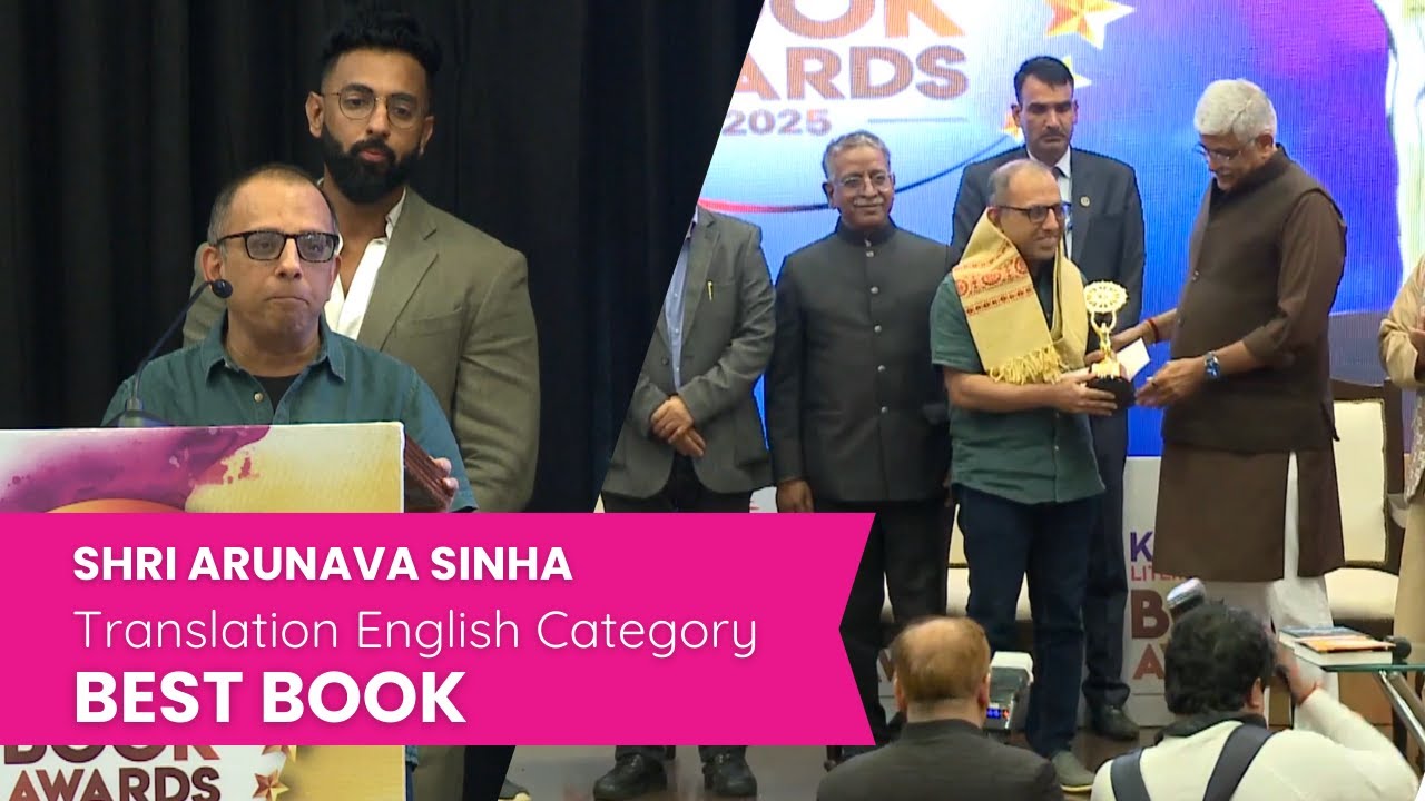 Noted translator Shri Arunava Sinha Wins Kalinga Literary Festival Book ...