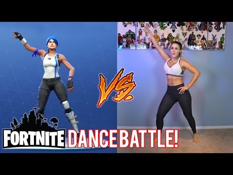 FORTNITE DANCE BATTLE! - (Real Life Vs Fortnite) | The Royalty Family