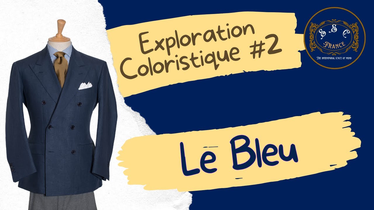 COMMENT bien porter du BLEU ? analyse et tenues - YouTube