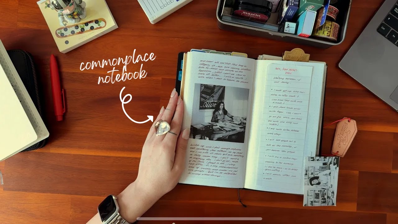 Commonplace Notebook: a tour (vol.2) - YouTube