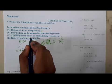 GATE CSE 2017 SET 1 Q 36 || C PROGRAMMING ||Data Structure || GATE Insights Version: CSE - YouTube