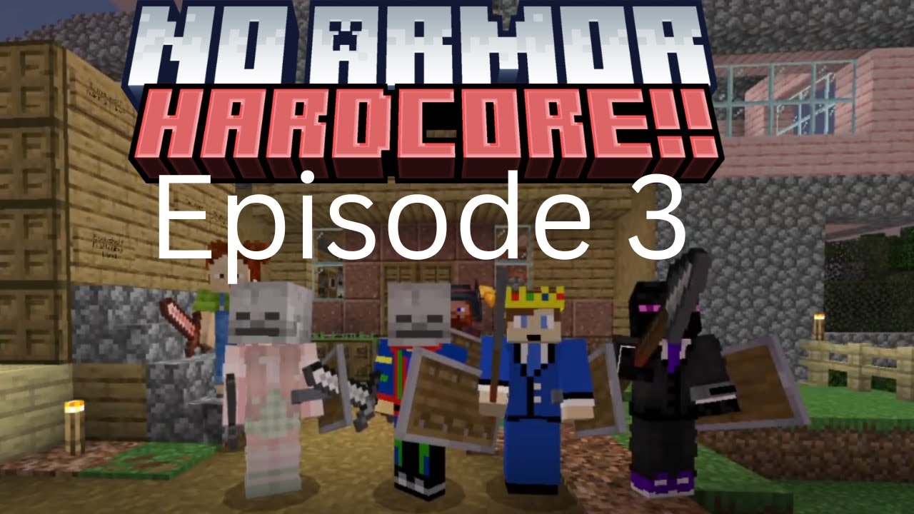 No Armor Hardcore Episode 3 (Diamonds and The Deep Dark) - YouTube