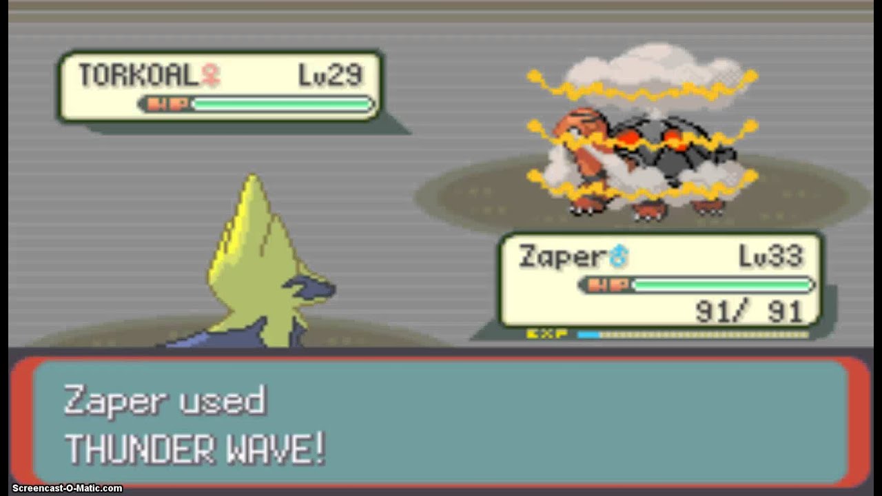 Pokemon Emerald Episode 8 Fire Gym Fight Part 2 - YouTube