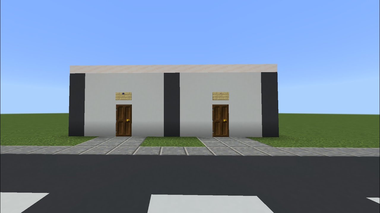 How to build public toilet in Minecraft - YouTube
