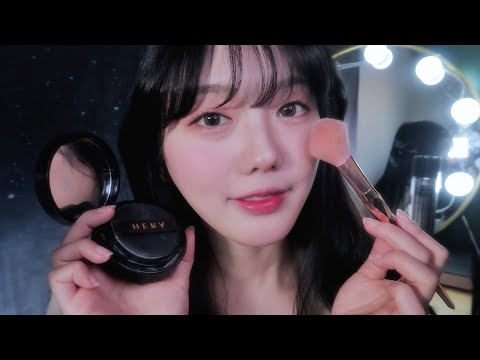 ASMR Japanese ASMR Japanese Doing My Makeup💄(Relaxing Whispers&mouth sounds)